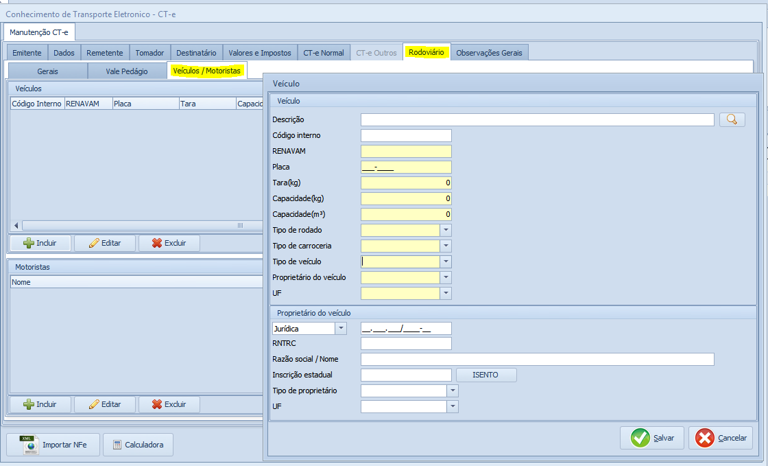 Emissão do CTe importando NFe | Softniels